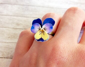Pansy Ring | Etsy