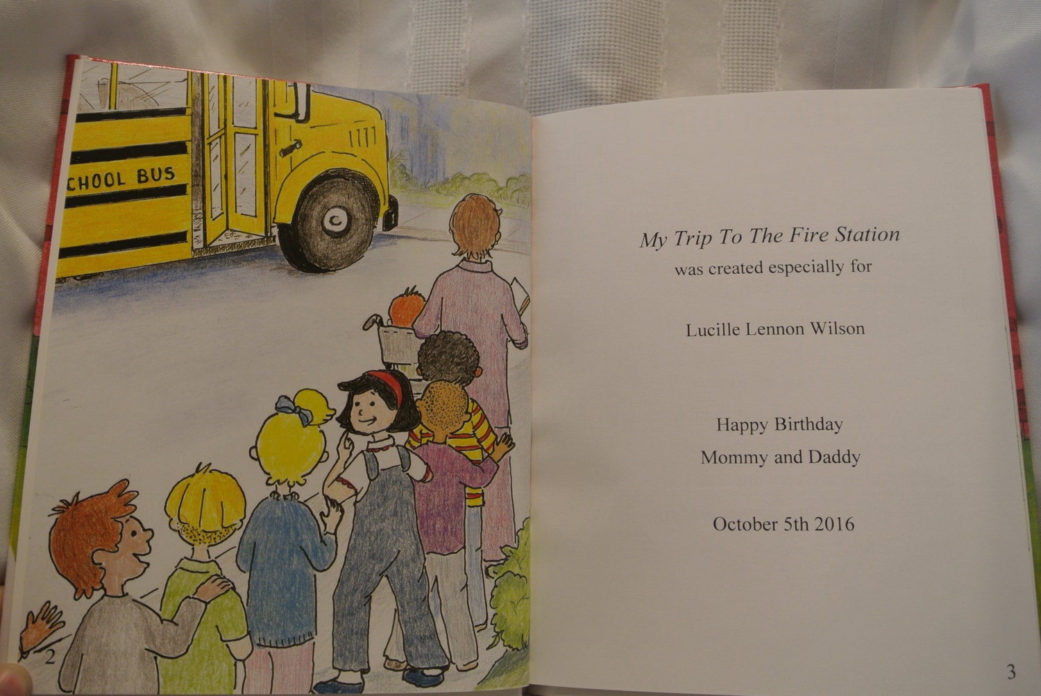Personalized Children's Book - My Trip to the Firehouse - Etsy