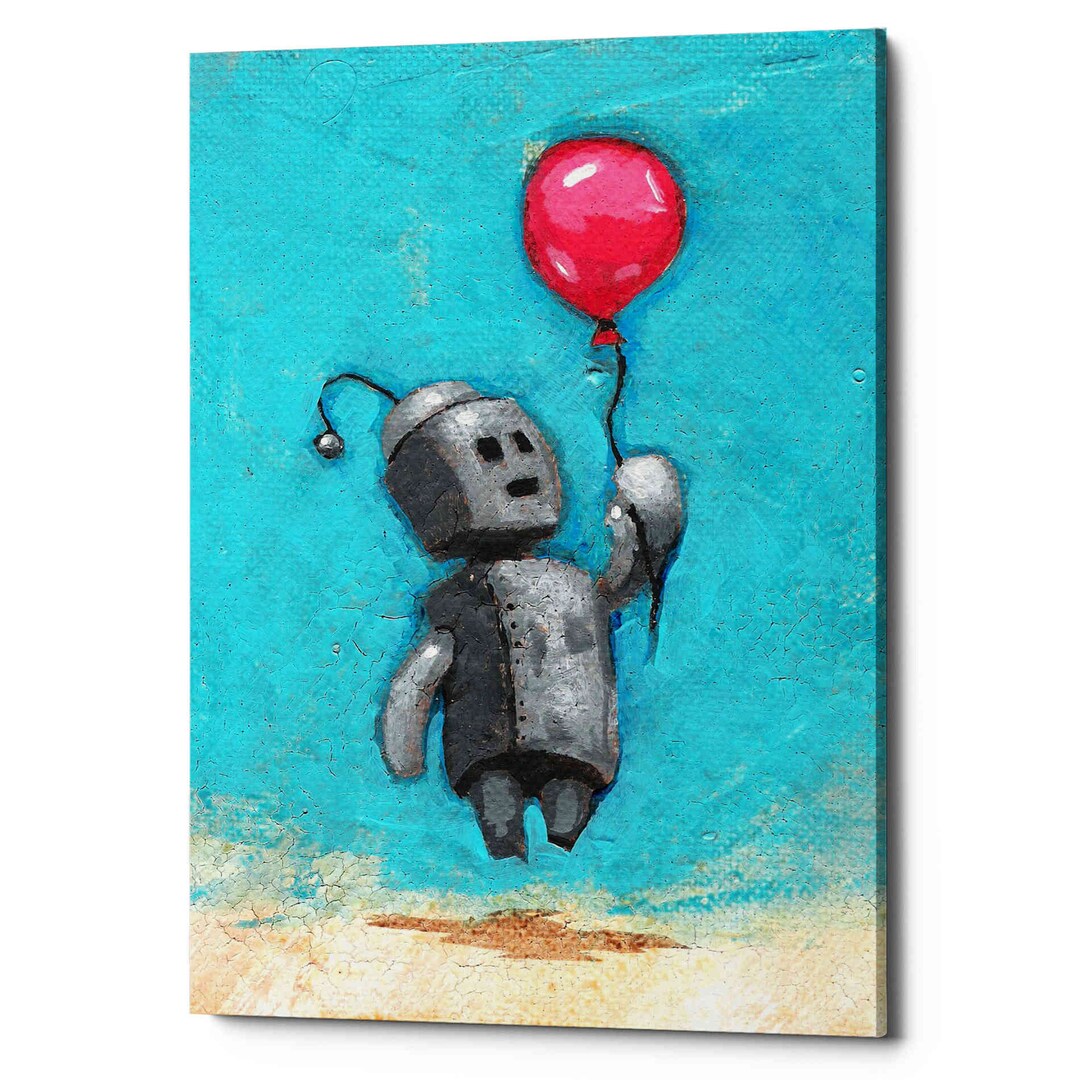 Bot Balloon by Craig Snodgrass Canvas Wall Art - Etsy