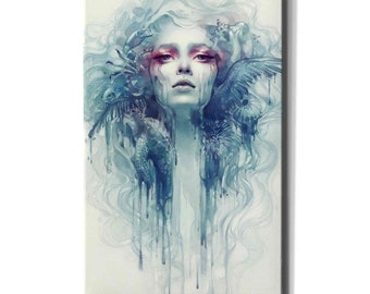 Giclee Canvas Wall Art 'locust' by Anna Dittman | Etsy