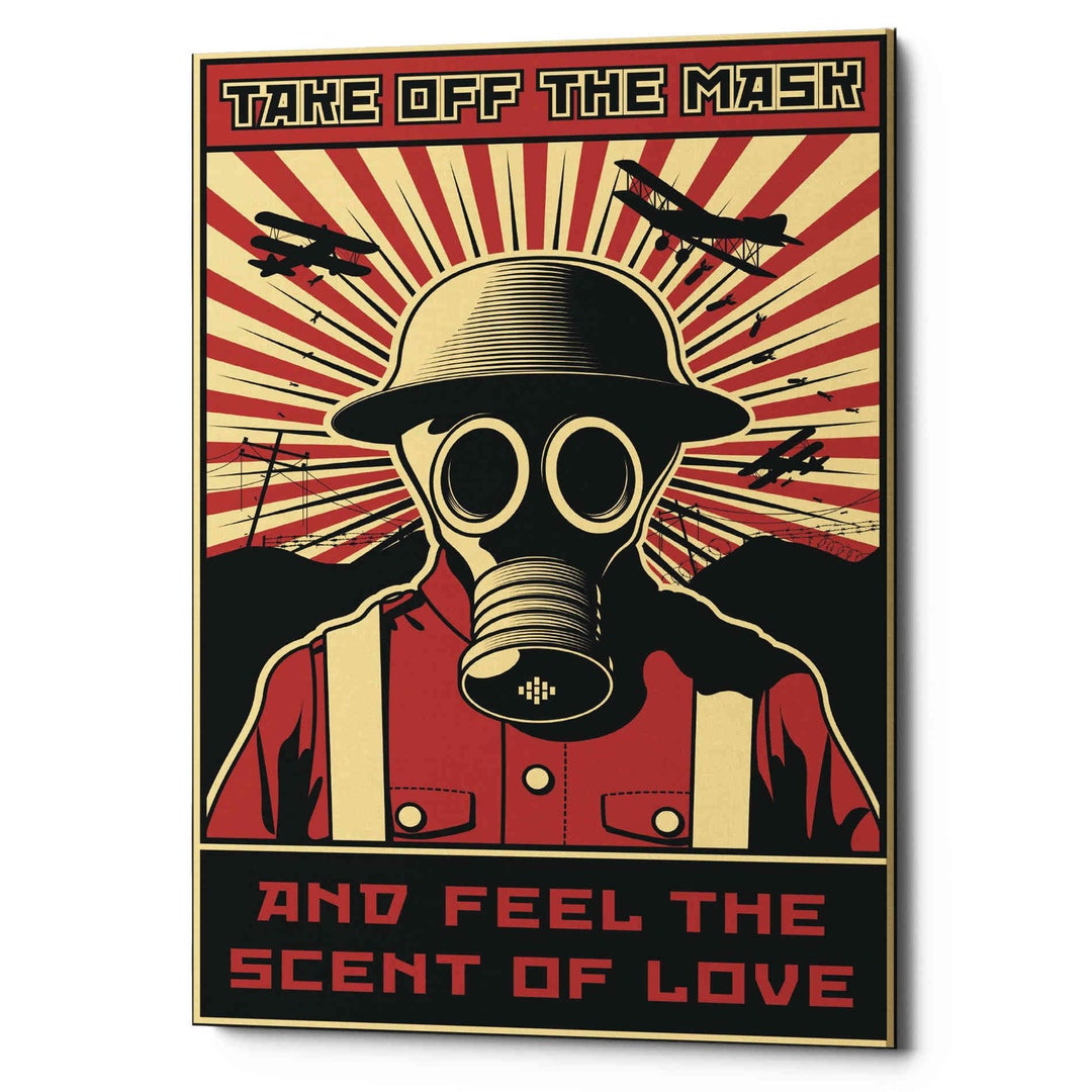 Gas Mask Canvas Wall Art - Etsy