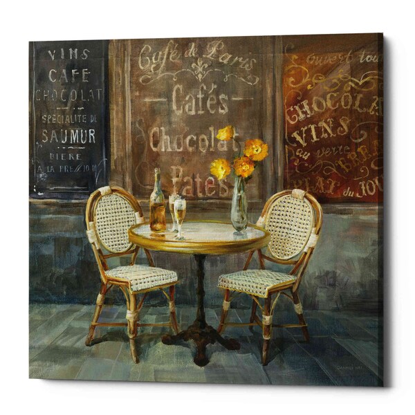 French Cafe Canvas Art - Etsy