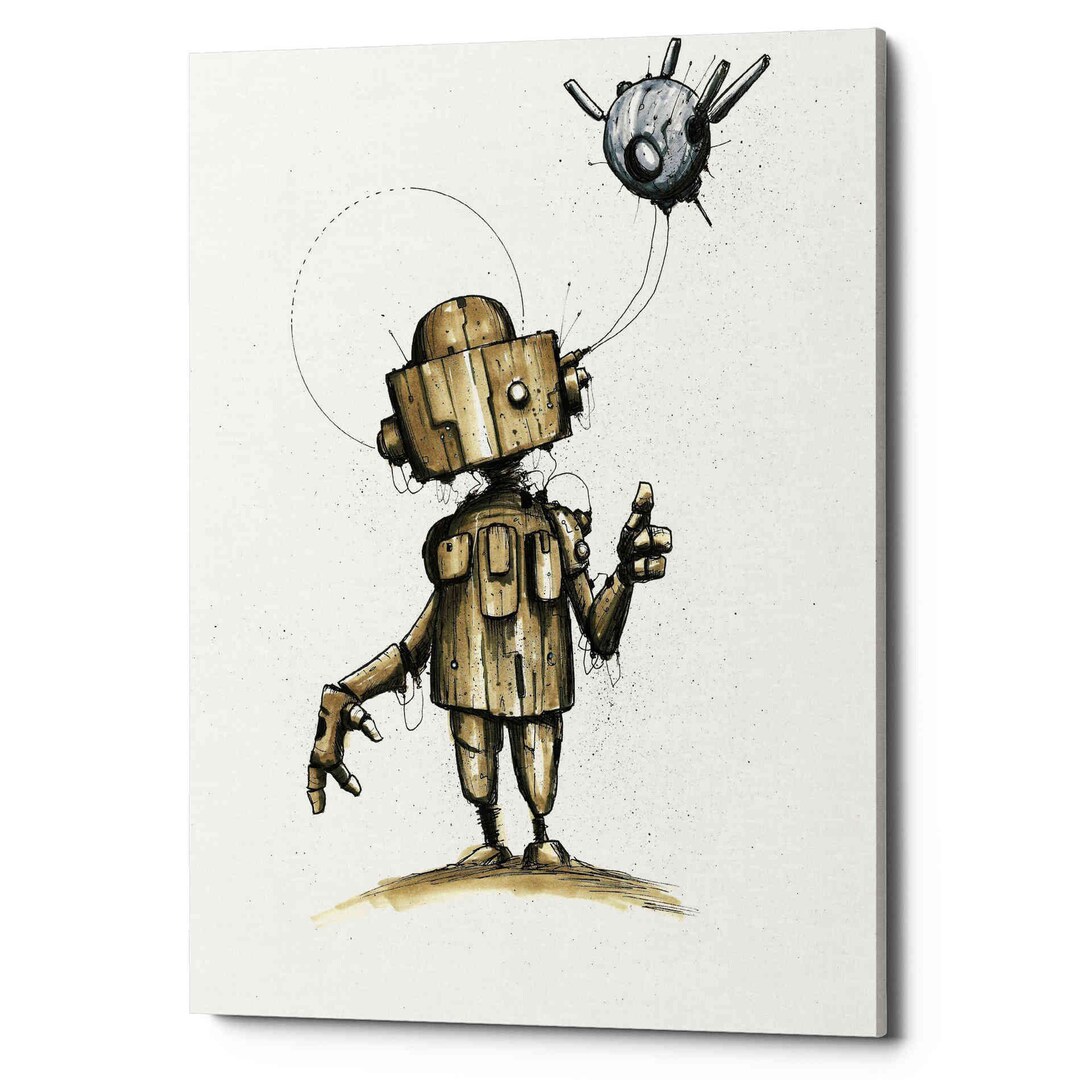 Ink Bot 1.0 by Craig Snodgrass, Canvas Wall Art - Etsy