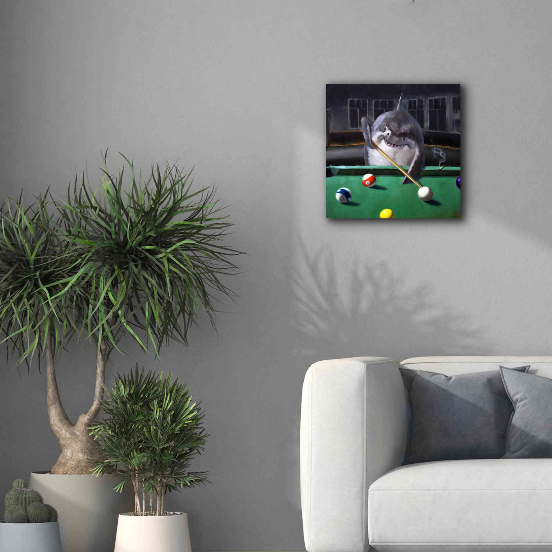 Pool Shark by Lucia Heffernan, Canvas Wall Art - Etsy