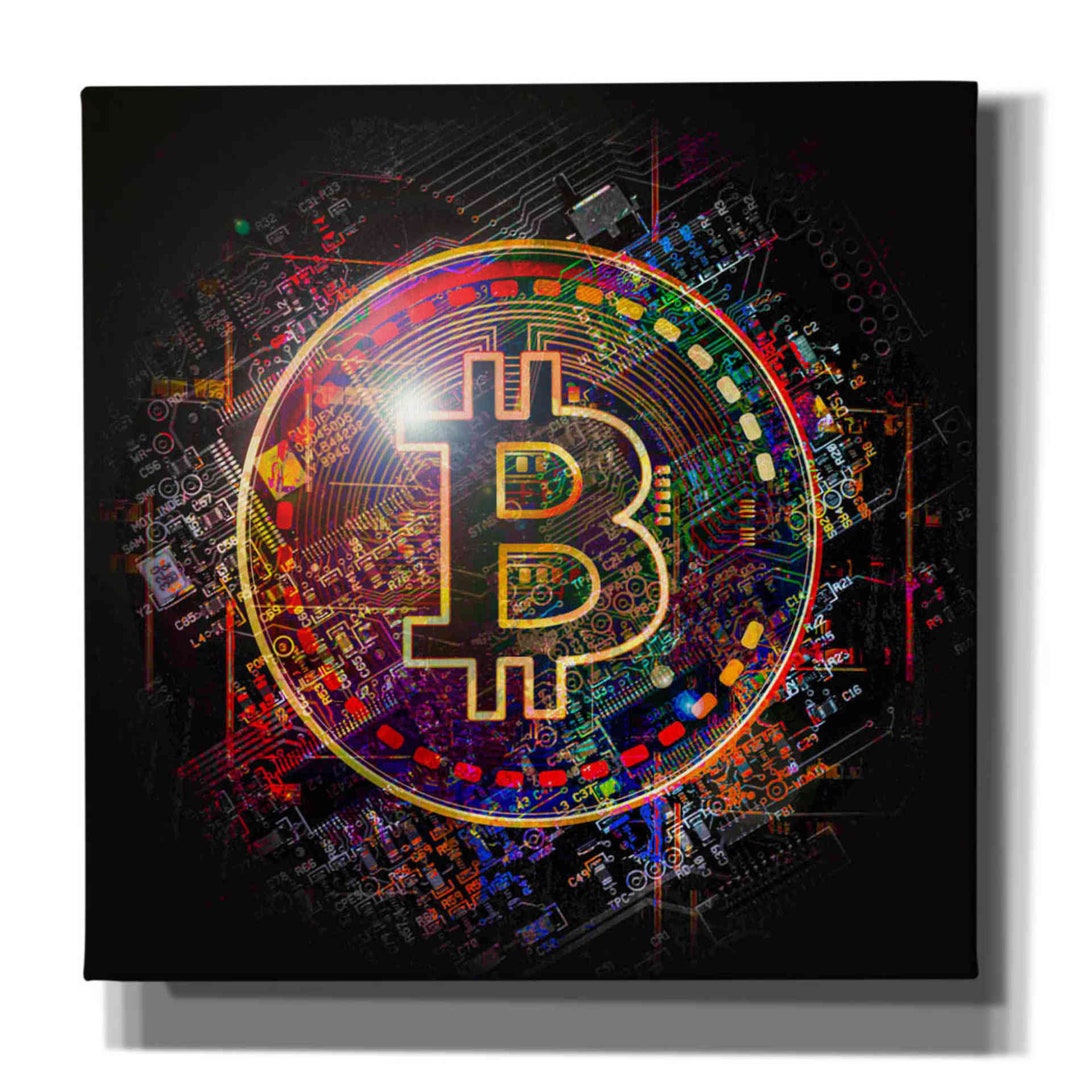 Giclee Canvas Wall Crypto Art 'bitcoin Art' - Etsy Canada