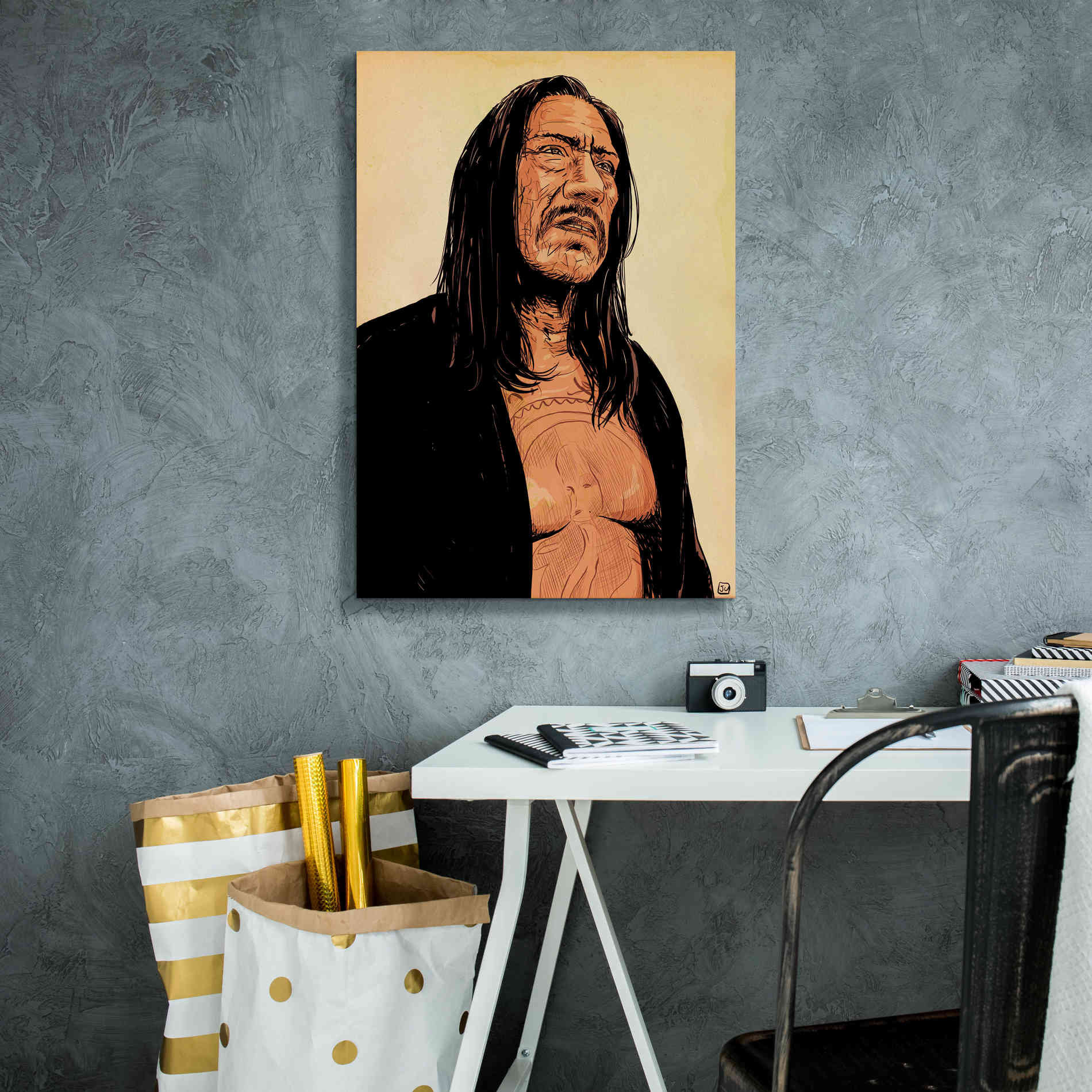 Danny Trejo by Giuseppe Cristiano Canvas Wall Art - Etsy