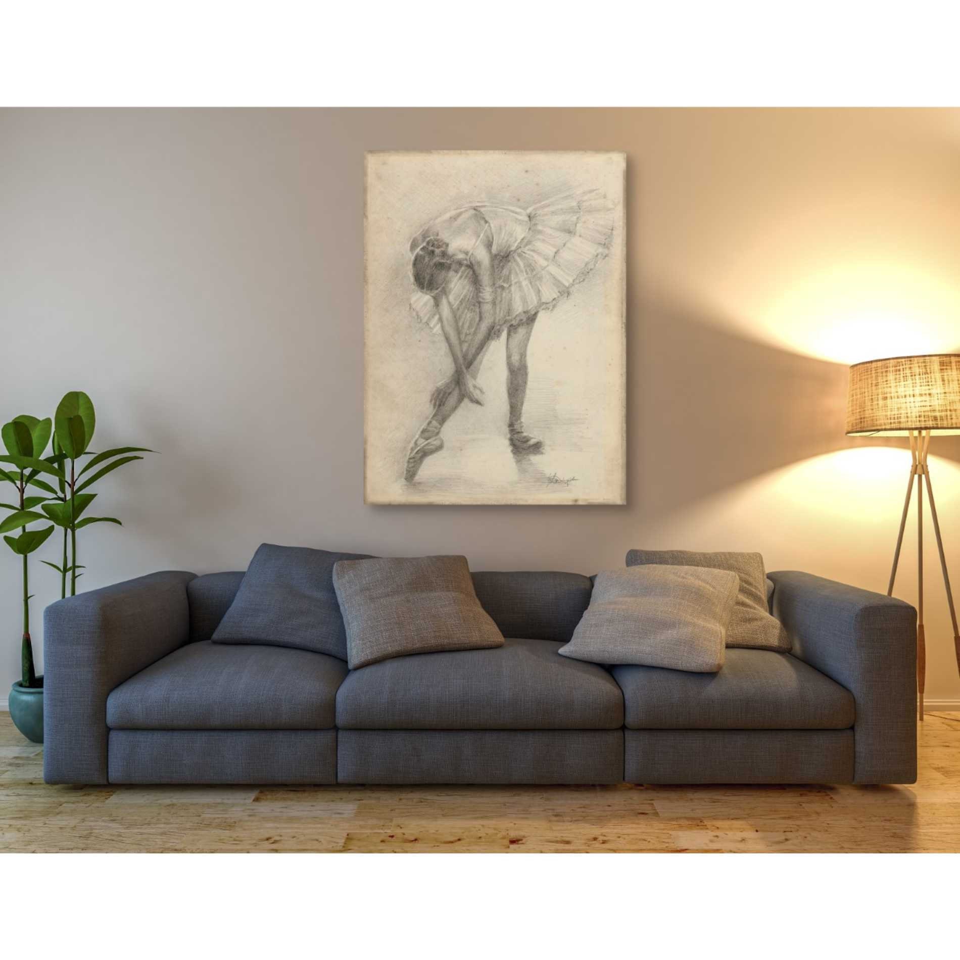 Giclee Canvas Wall Art 'antique Ballerina Study II' by - Etsy