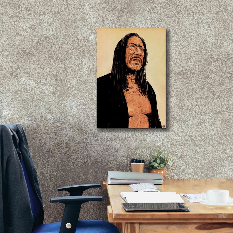 Danny Trejo by Giuseppe Cristiano Canvas Wall Art - Etsy