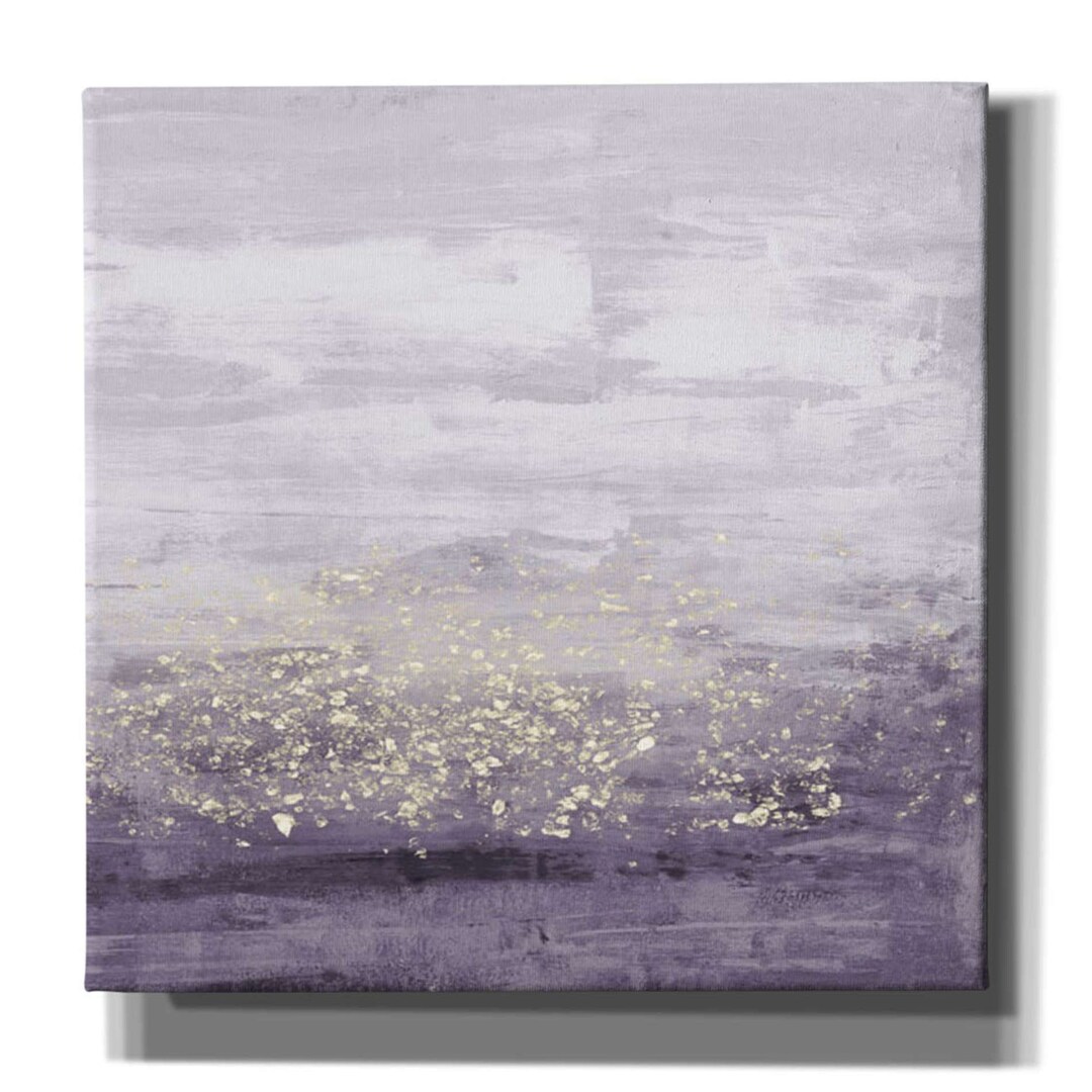 Giclee Canvas Wall Art 'amethyst Glitter I' by Jennifer Goldberger - Etsy