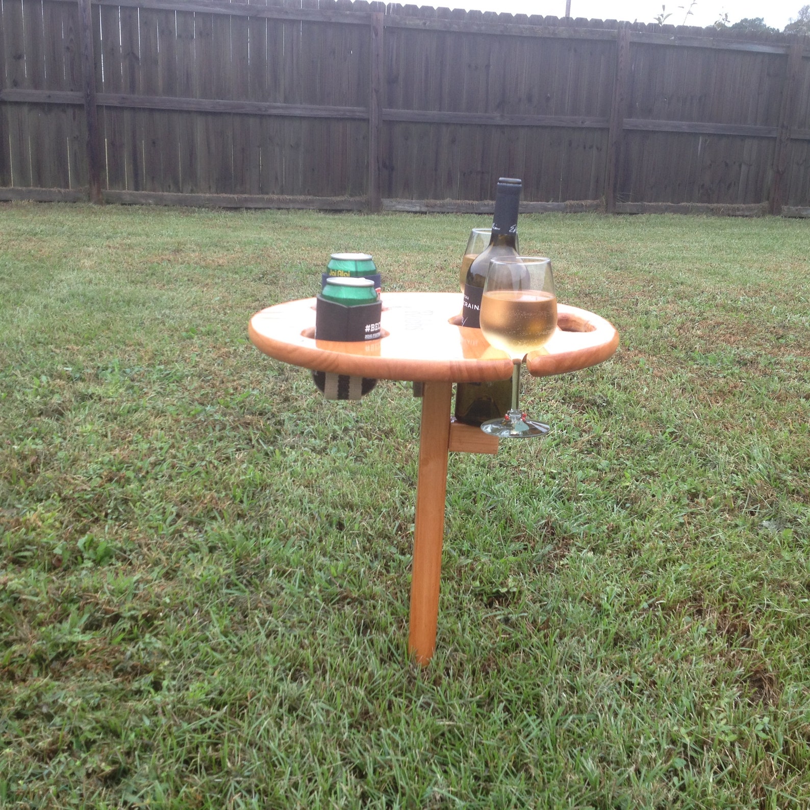 Outdoor Beer and Wine Table Folding/portable Personalized - Etsy