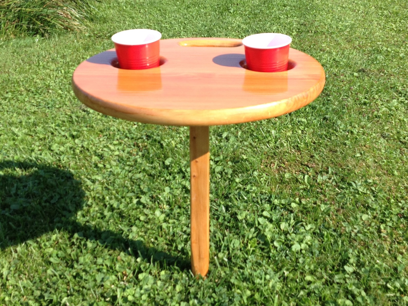 Outdoor Beer Table Folding/portable Beer/drink Holder | Etsy Australia