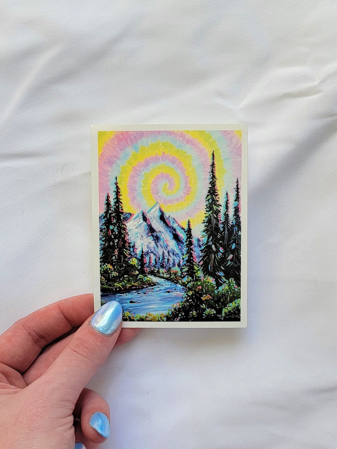 Psychedelic Bob Ross - Stickers - Etsy