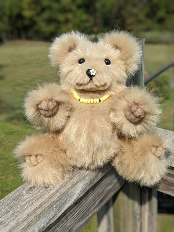 OOAK Bear Lola Handmade Artist Teddy Bear Hand Seen one of a | Etsy