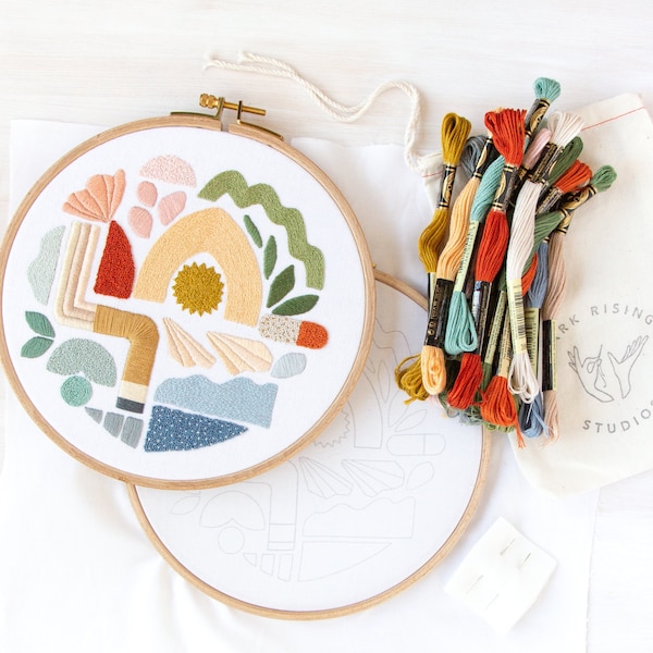 Geometric Embroidery - Etsy