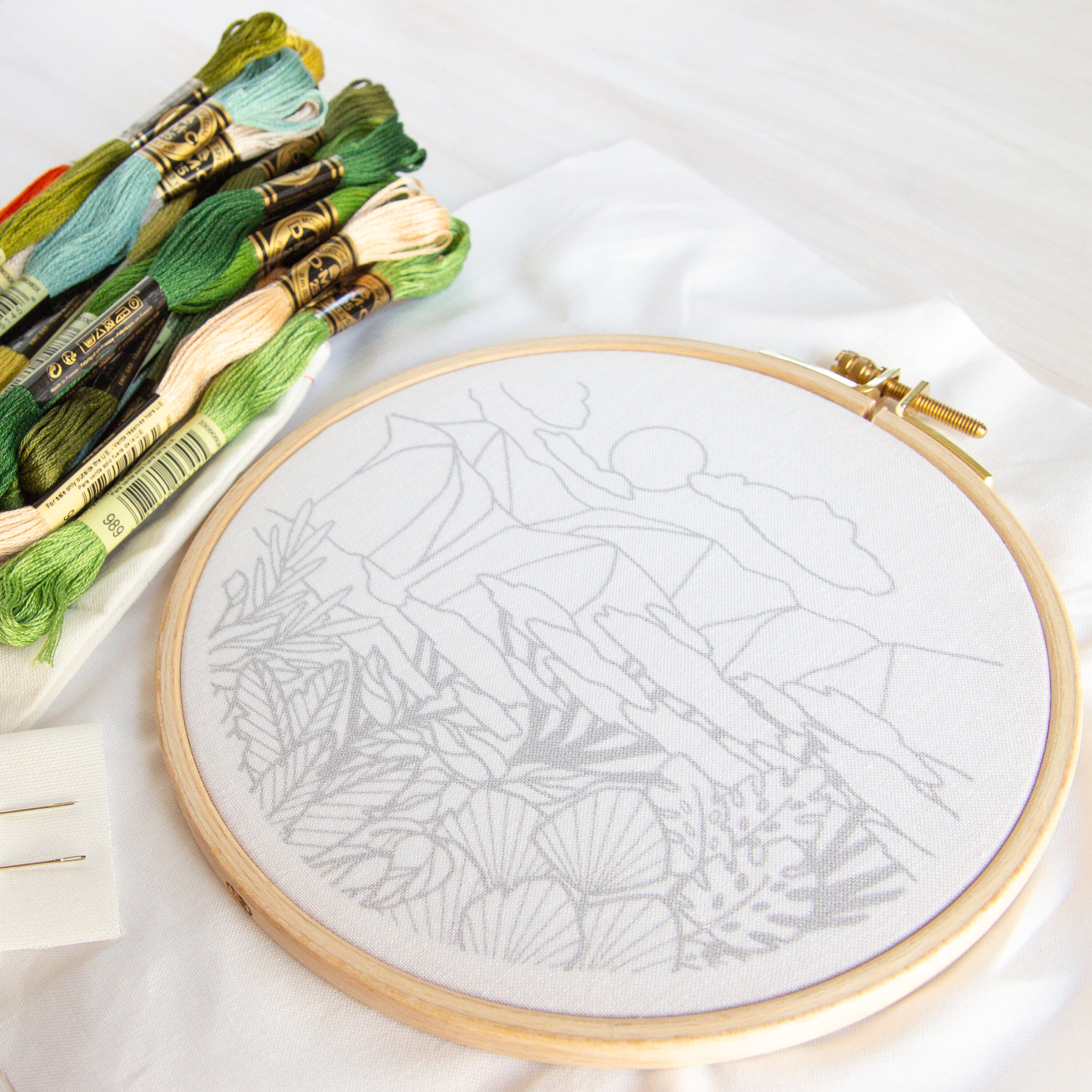 Abundance Advanced Embroidery Kit. Tropical Vacation - Etsy