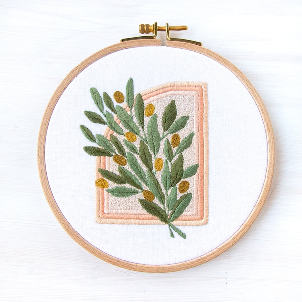 Botanical Embroidery Patterns - Etsy