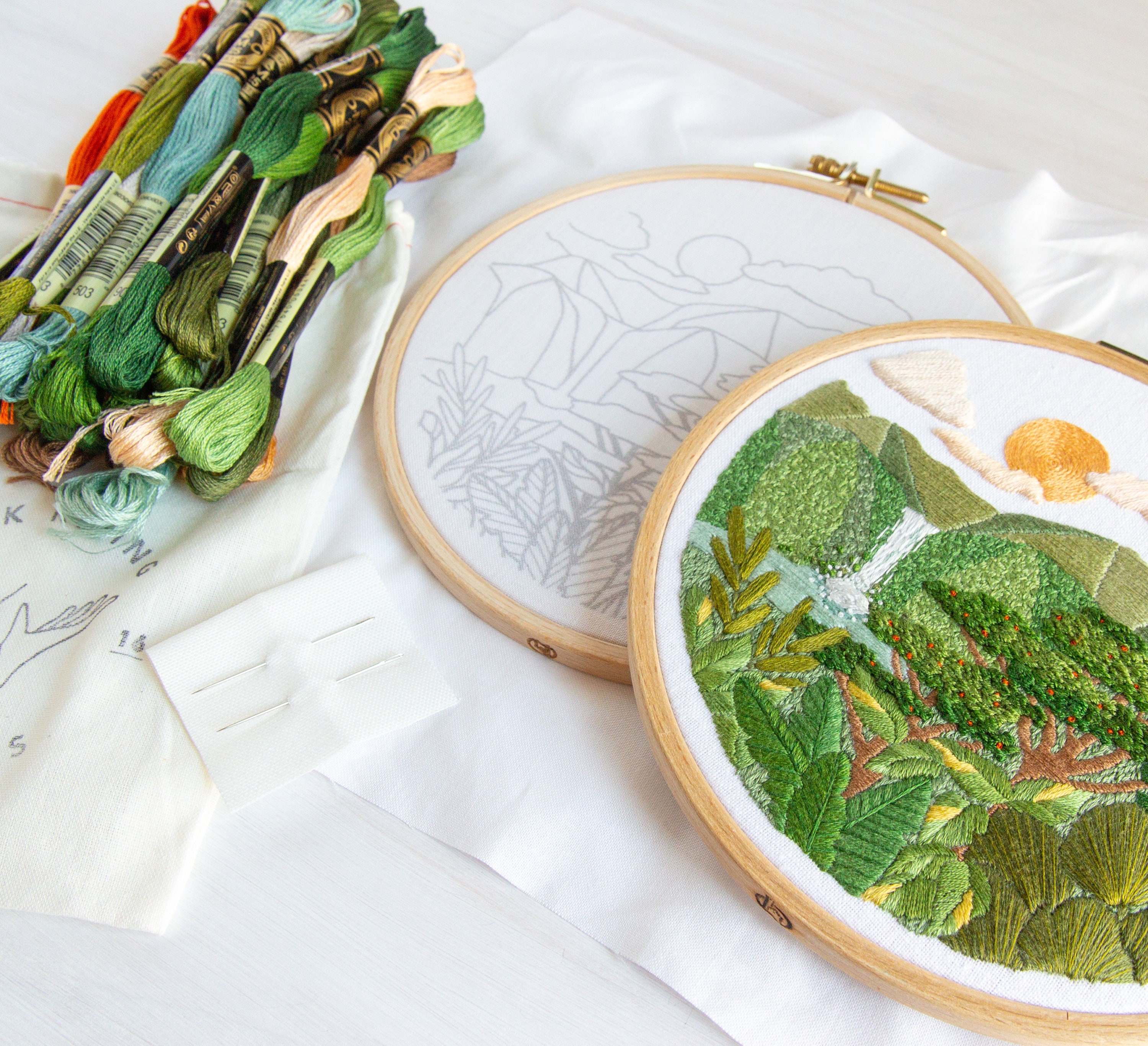 Abundance Advanced Embroidery Kit. Tropical Vacation - Etsy
