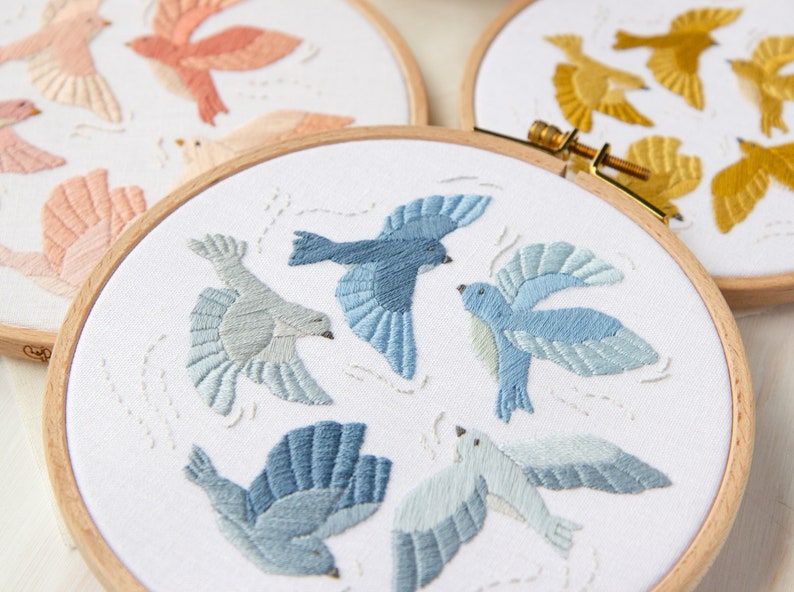 Meadowlark Digital Embroidery Pattern PDF. Instant Download DIY ...