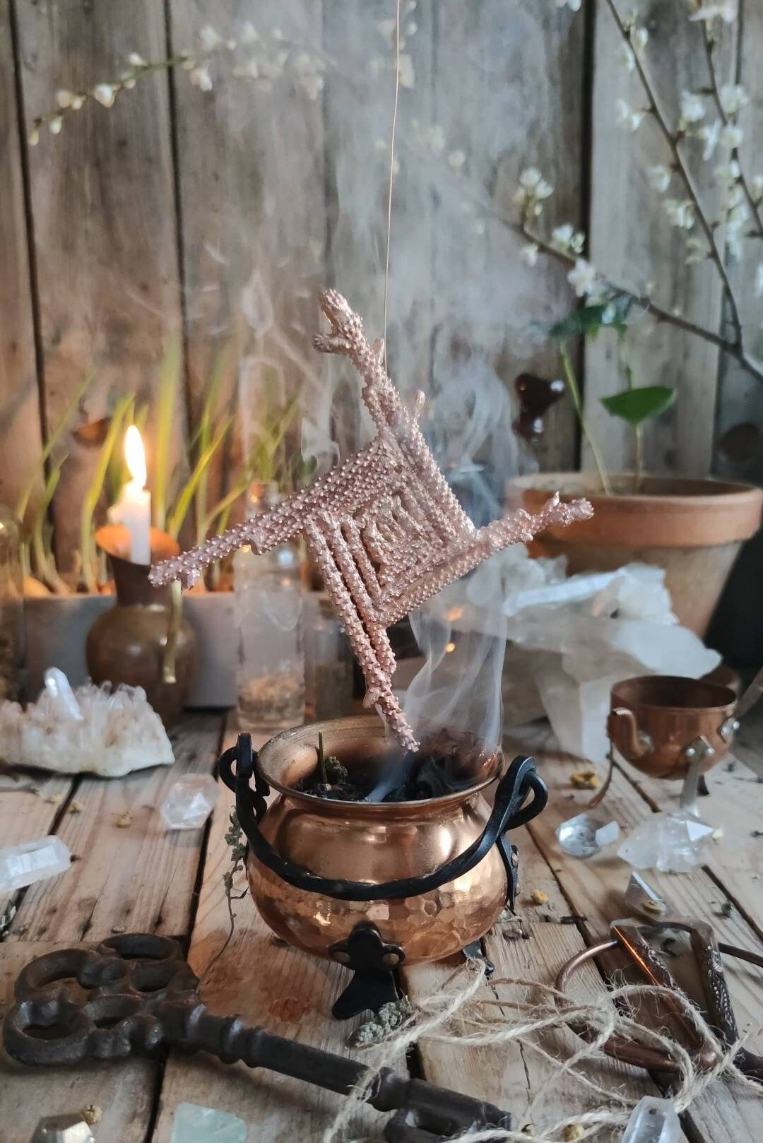Imbolc Brigid's Solar Cross Pine COPPER Twig Handmade - Etsy UK
