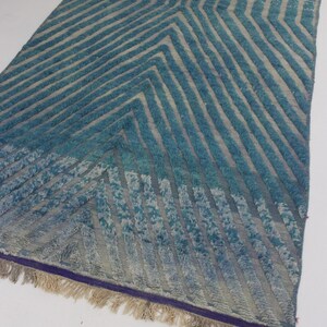 Contemporary Moroccan Tufted Rug THE LAPIS TREE 6 Ft 10 X 10 6 - Etsy