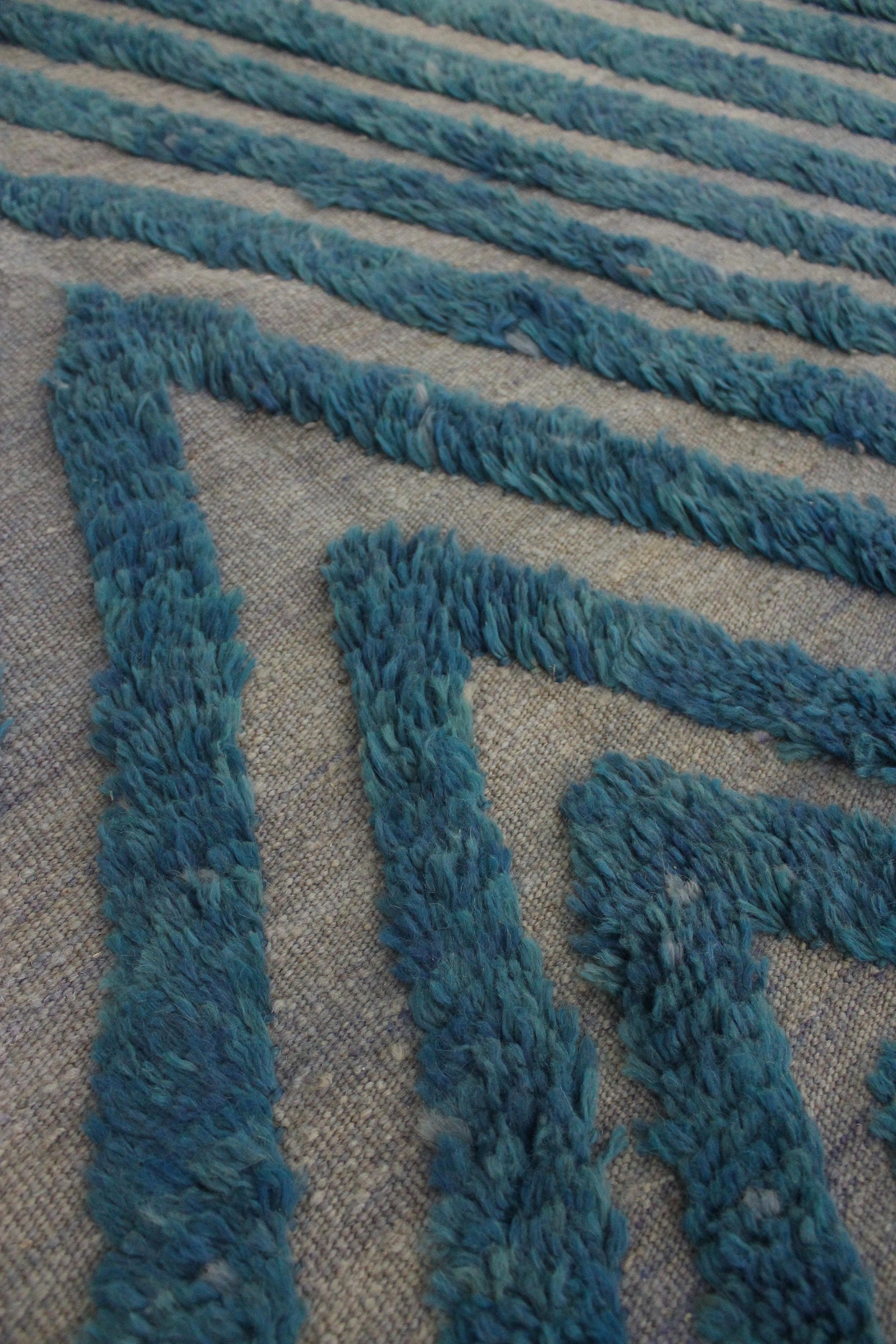 Contemporary Moroccan Tufted Rug THE LAPIS TREE 6 Ft 10 X 10 6 - Etsy