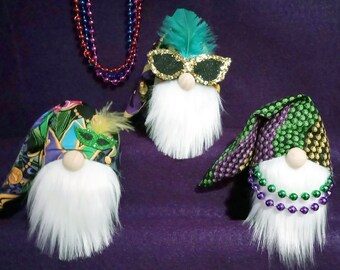 Mardi Gras Gnomes - Etsy