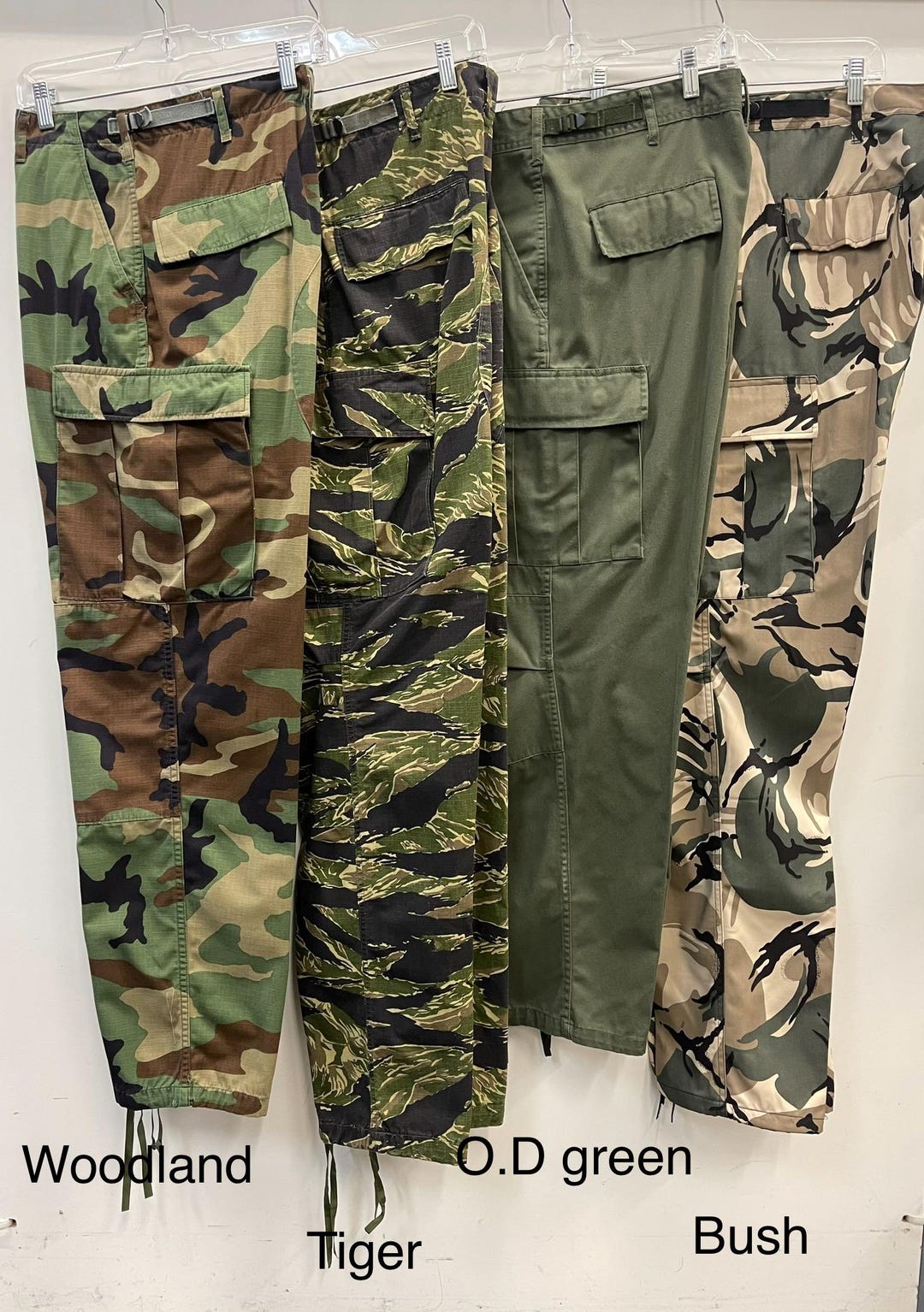 Camouflage BDU Pants, Assorted Camo - Etsy