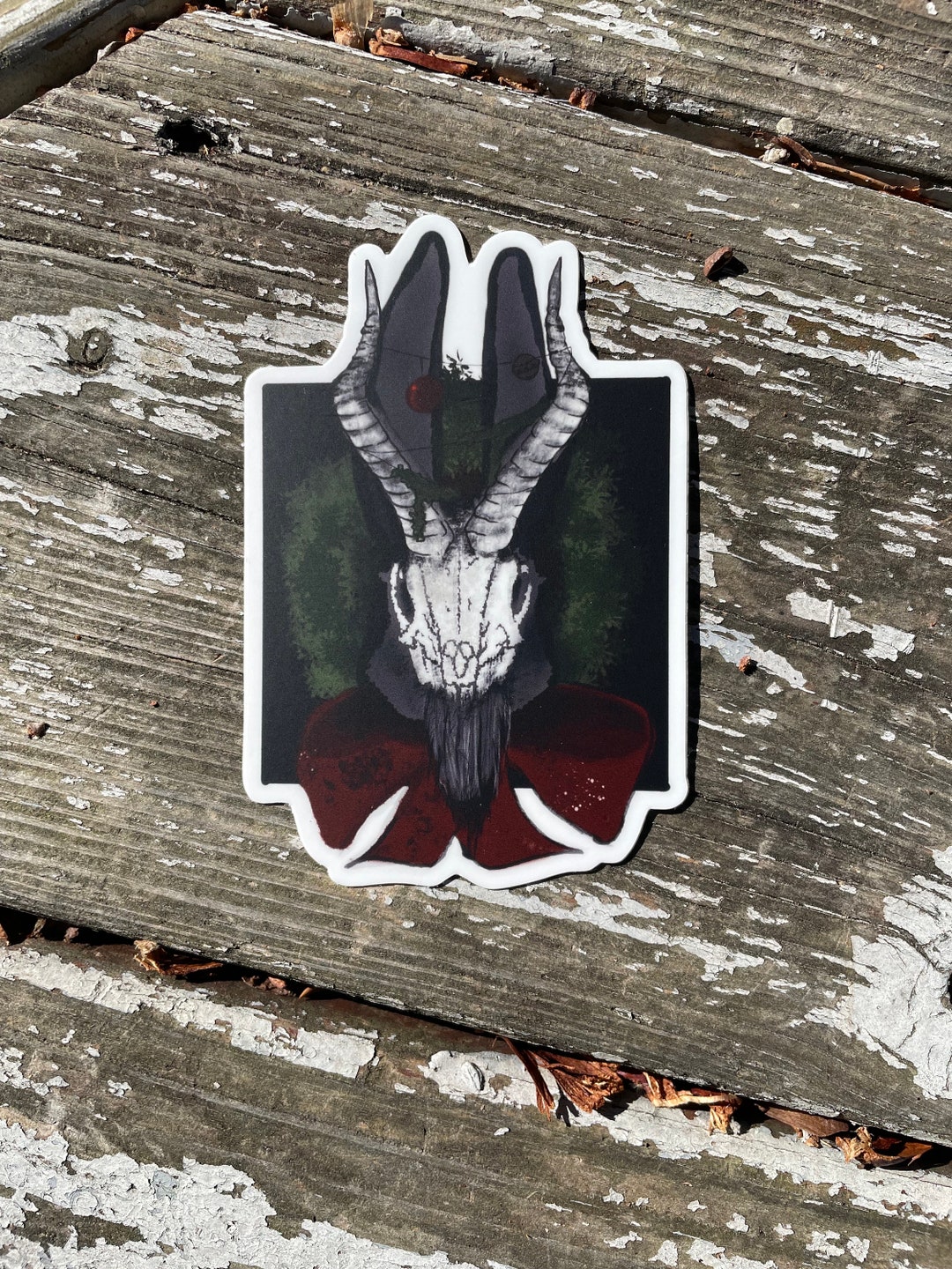 Krampus Rabbit Sticker - Etsy