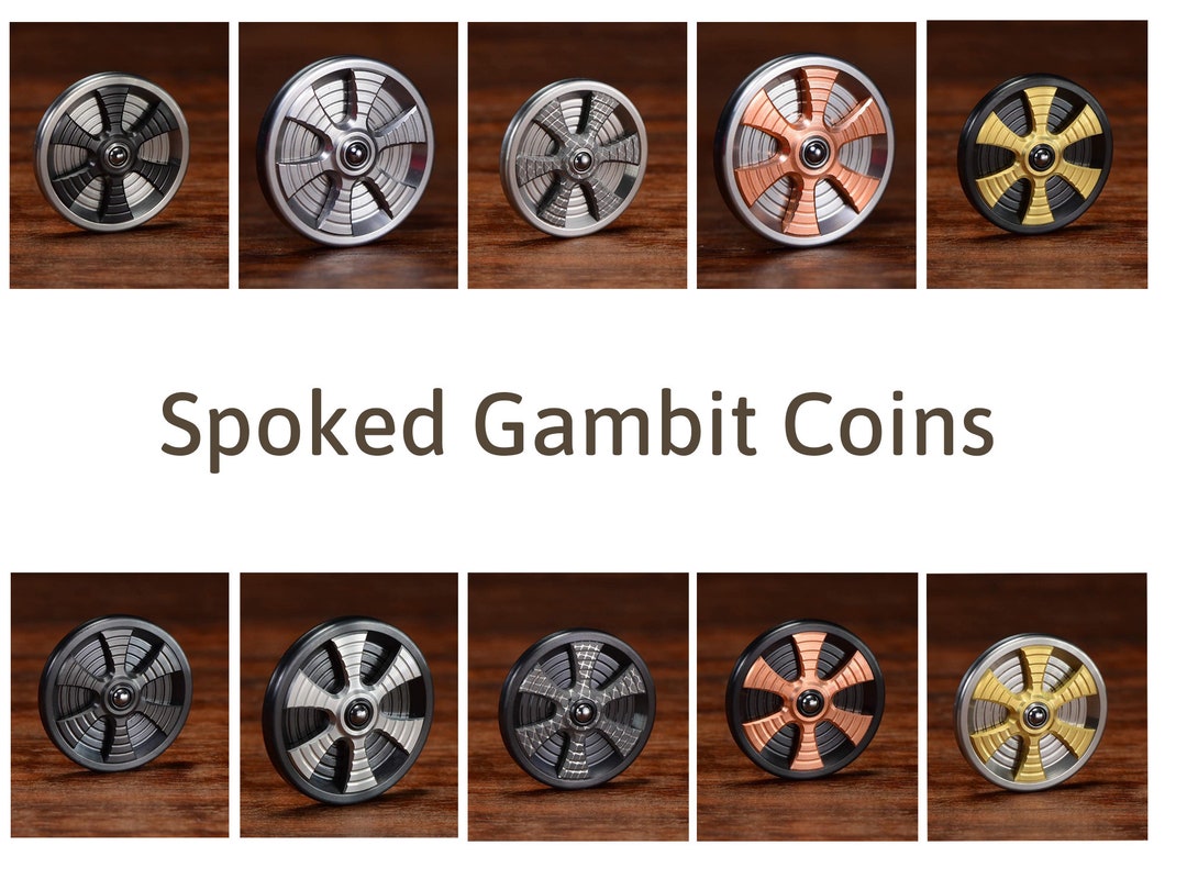Gambit Coin Spoked Inlay - Etsy