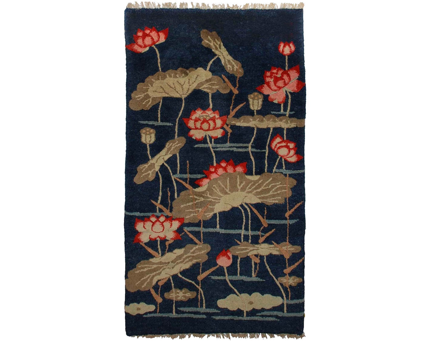 2 x 4 Antique Chinese Hand-Knotted Rug 021355 | Etsy