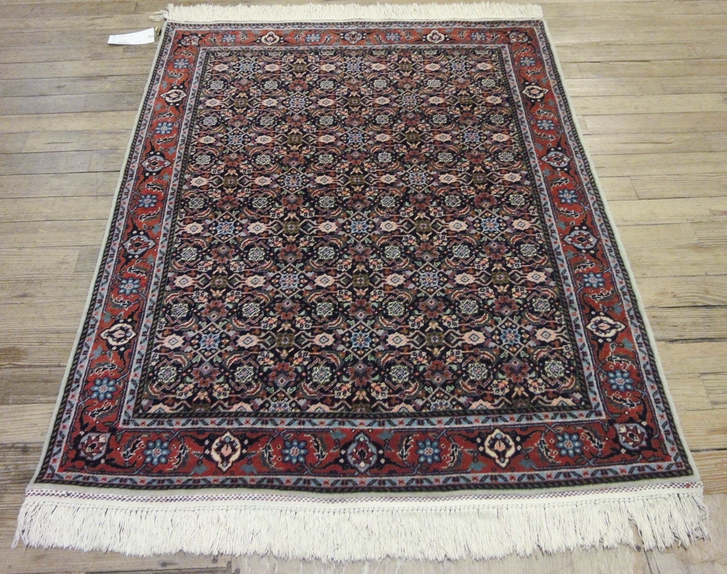 4x5 Bulgarian Design Vintage Hand-knotted Rug 017216 - Etsy