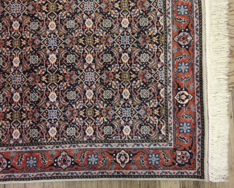 4x5 Bulgarian Design Vintage Hand-knotted Rug 017216 - Etsy