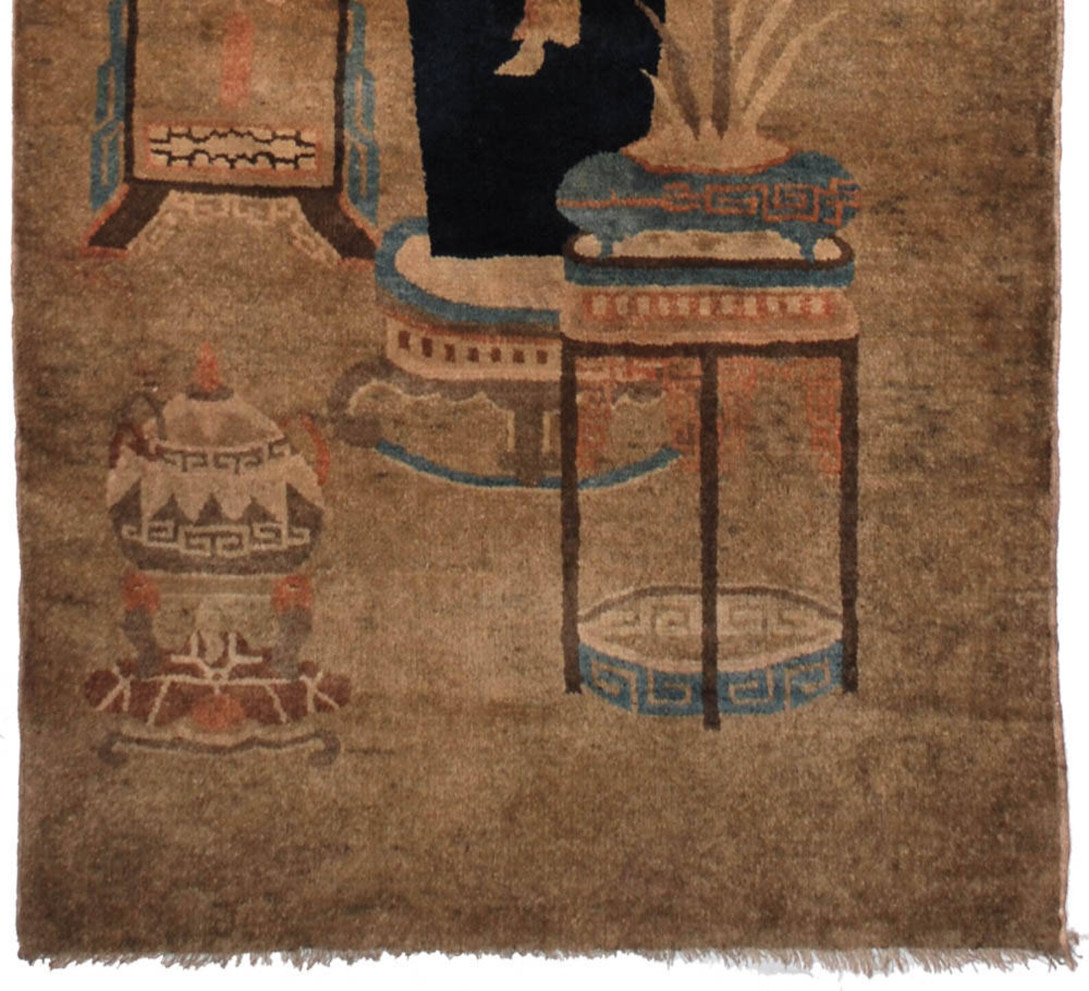 2 X 4 Antique Chinese Hand-knotted Rug 021331 - Etsy