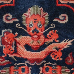 2 X 2 Antique Chinese Hand-knotted Rug 021327 - Etsy