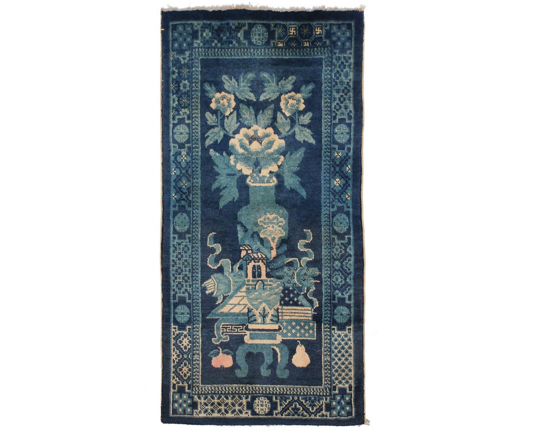 2 X 4 Antique Chinese Hand-knotted Rug 021367 - Etsy