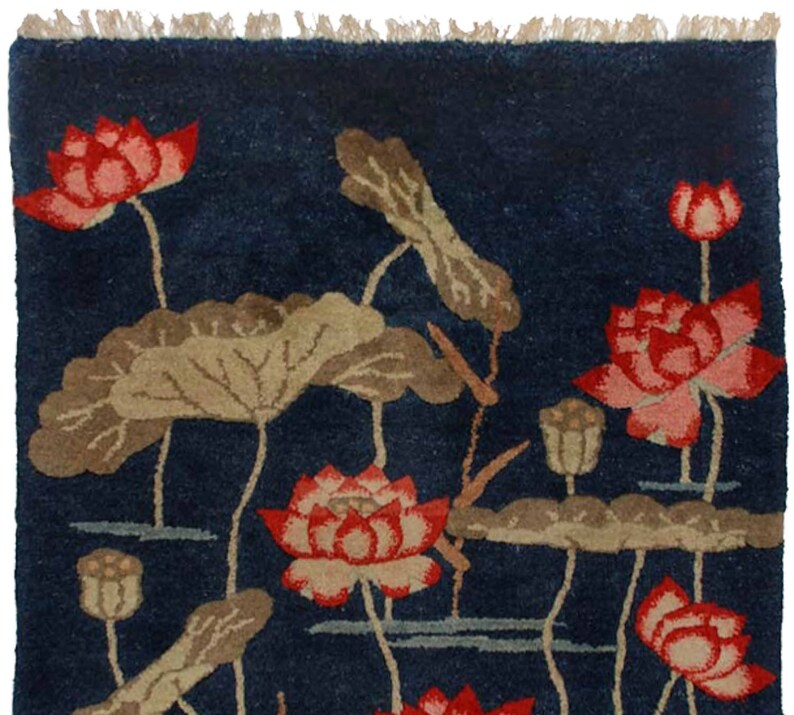 2 X 4 Antique Chinese Hand-knotted Rug 021355 - Etsy