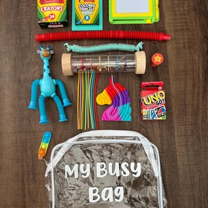 On the Go- Kids Busy Bags - Etsy