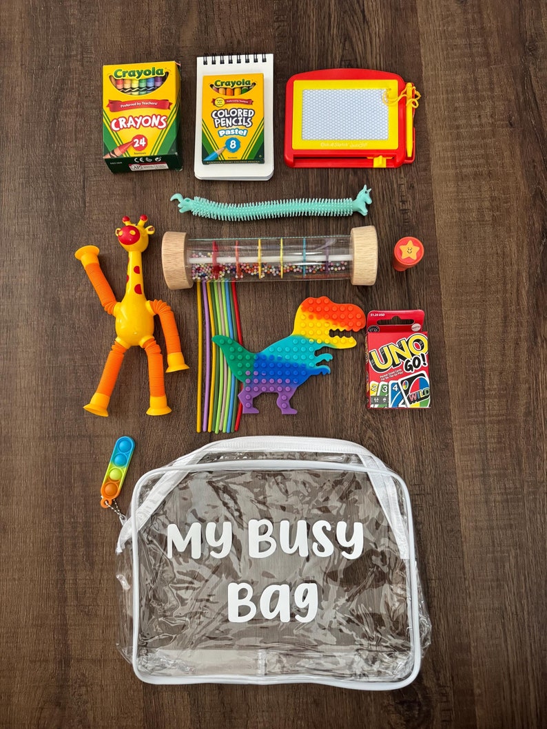 On the Go- Kids Busy Bags - Etsy