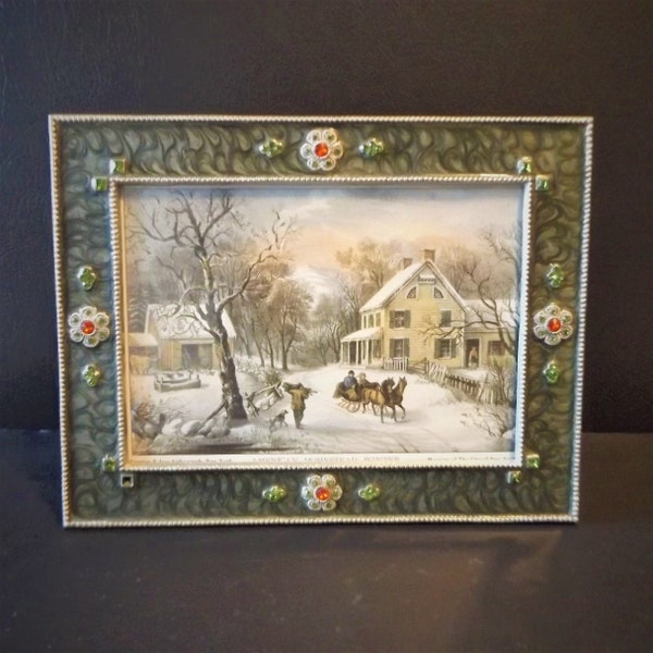 Homestead in Winter - Etsy