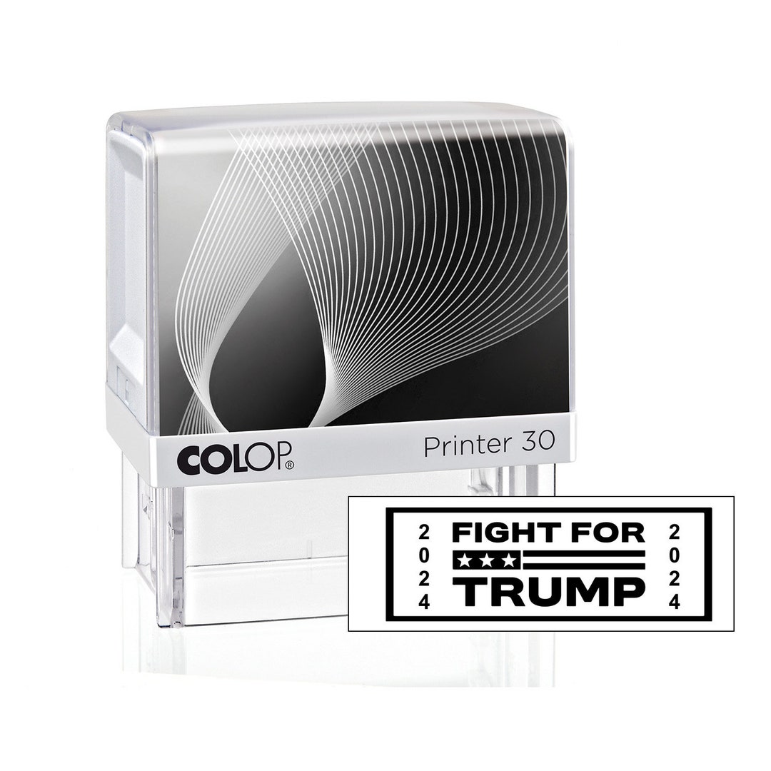 Fight for Trump 2024 Self-inking Stamp 3/4 X 1-7/8 Patriotic Office ...