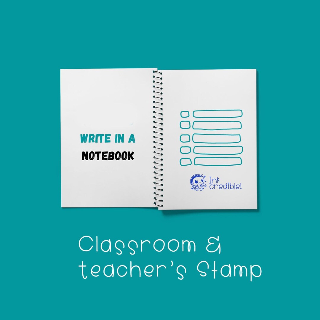Octopus With Ink Credible Self-inking Stamp - Back to School - Children ...