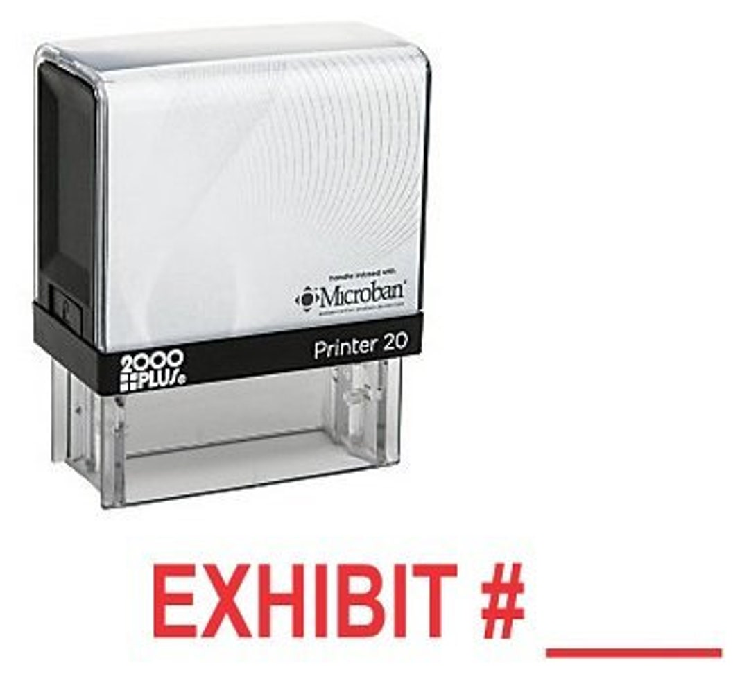 Exhibit# Office Self Inking Rubber Stamp, Cosco Printer Office Stamp ...