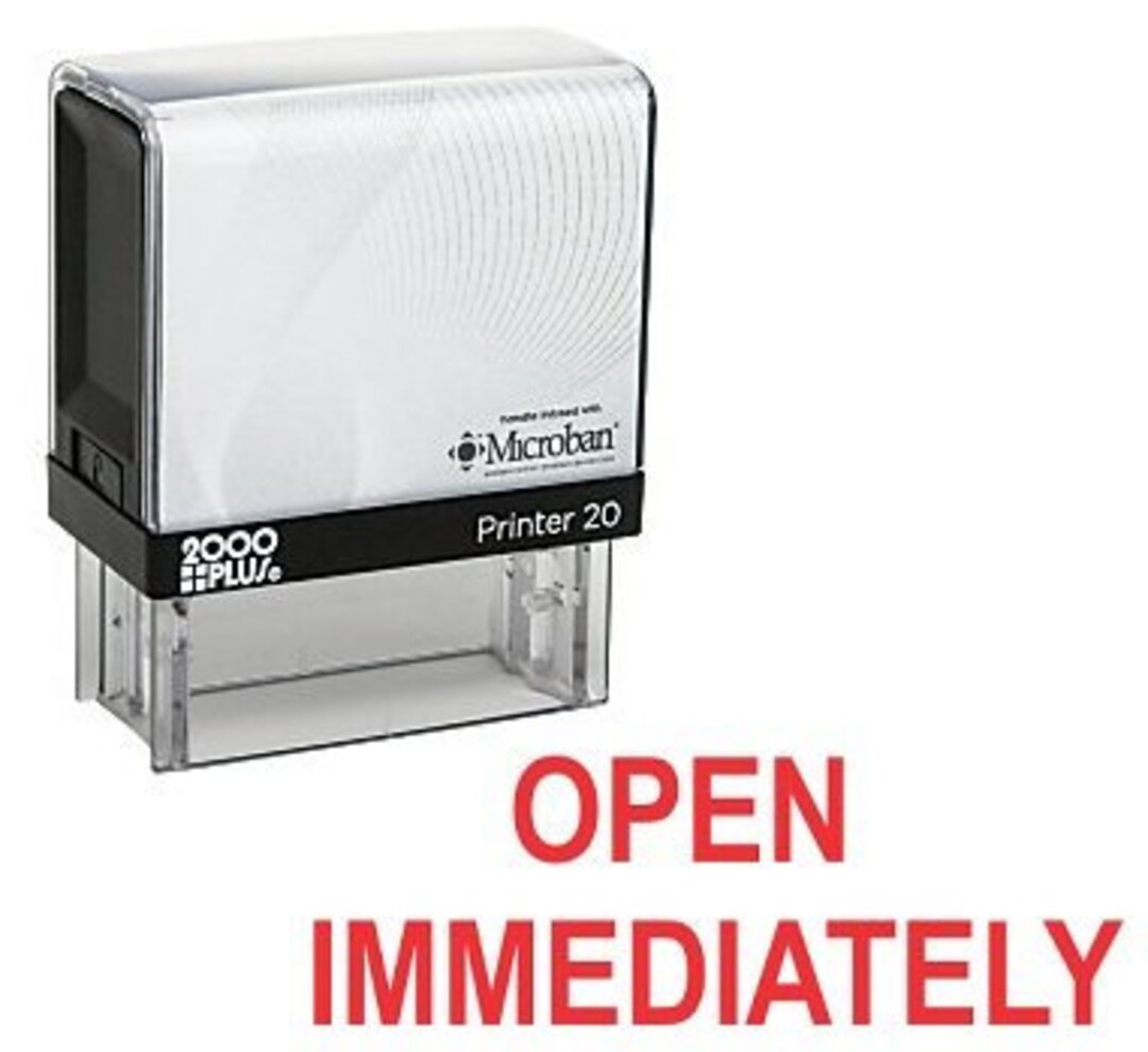 Open Immediately Office Self Inking Rubber Stamp,cosco Printer Office ...