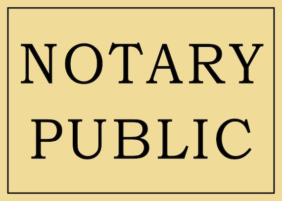 Notary Sign