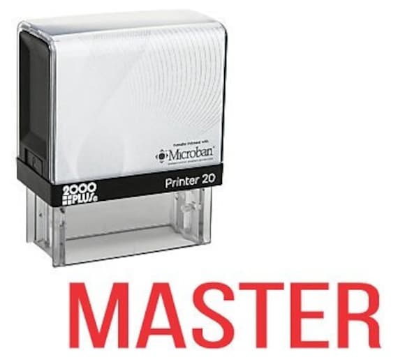 Master Office Self Inking Rubber Stamp Cosco Printer Office | Etsy