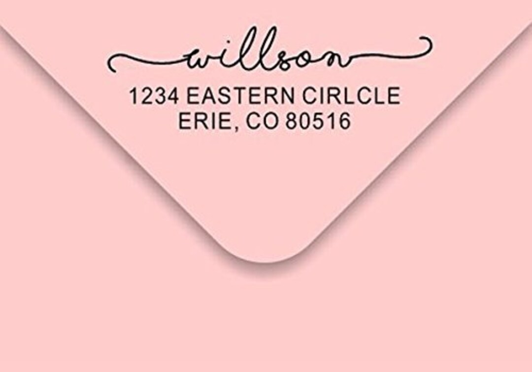 Shiny Printer- 853 3 Line Custom Return Address Stamp, Rubber Stamp ...