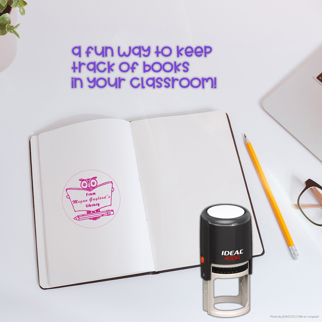 Custom Teacher Stamp, Teacher Stamp, Office Stamp, Library Stamp, From ...