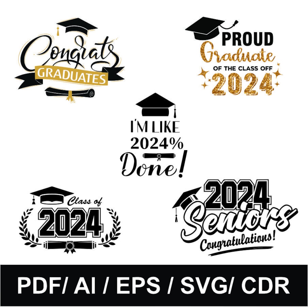 Graduation Printable Bundles, Graduation Cut Files, Graduation ...