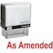 As Amended Office Self Inking Rubber Stamp, Business Stamp, Cosco ...