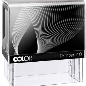 Personalized Couple Name and Address Stamp With Elegant Flower Design ...